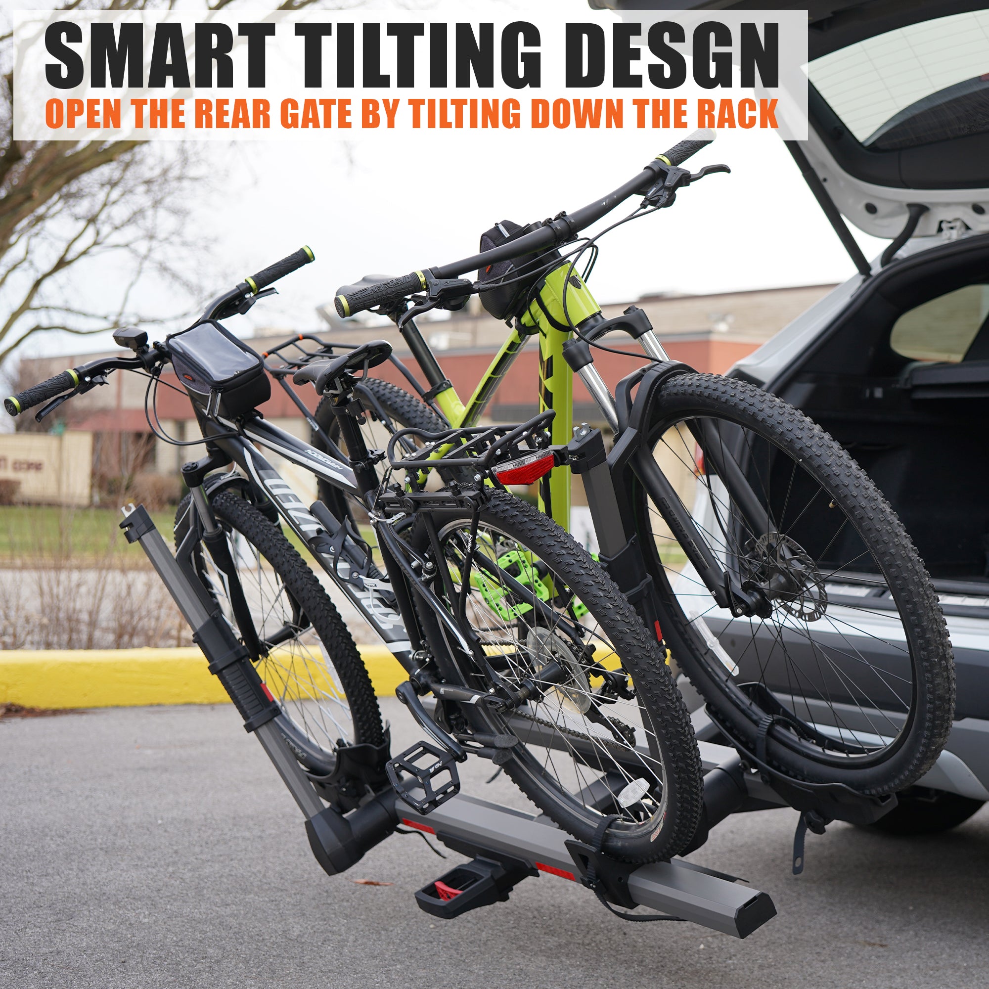 BV Heavy Duty E-Bike Hitch Rack for 2 Bikes | BV-HR01-2-305FT - BV-USA